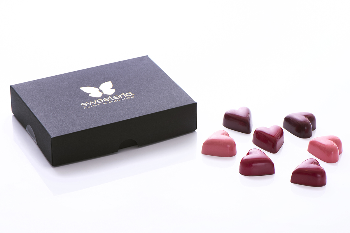 Praline Inimi cu indulcitor natural - Sweeteria