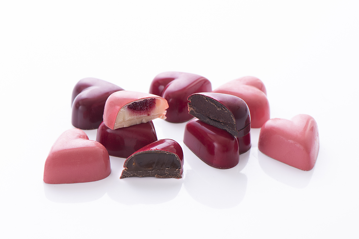 Praline Inimi cu indulcitor natural - Sweeteria